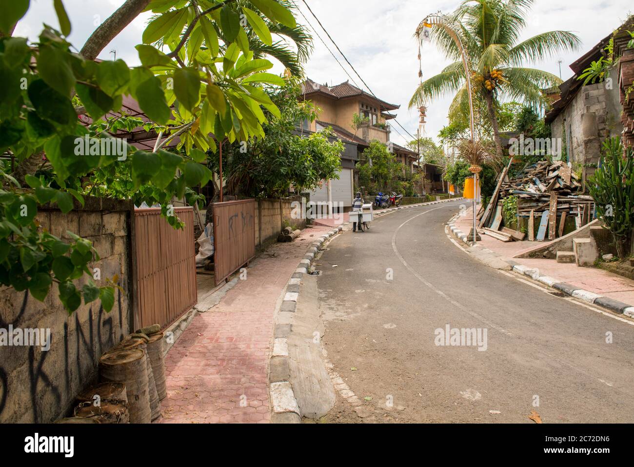 Streets of Ubud Stock Photo - Alamy