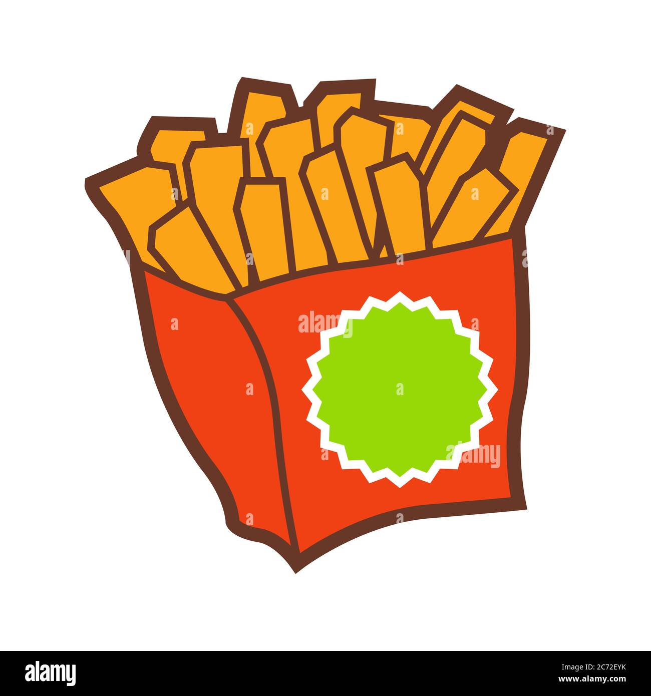 Takeaway food pack cartoon Stock Vector Images - Alamy