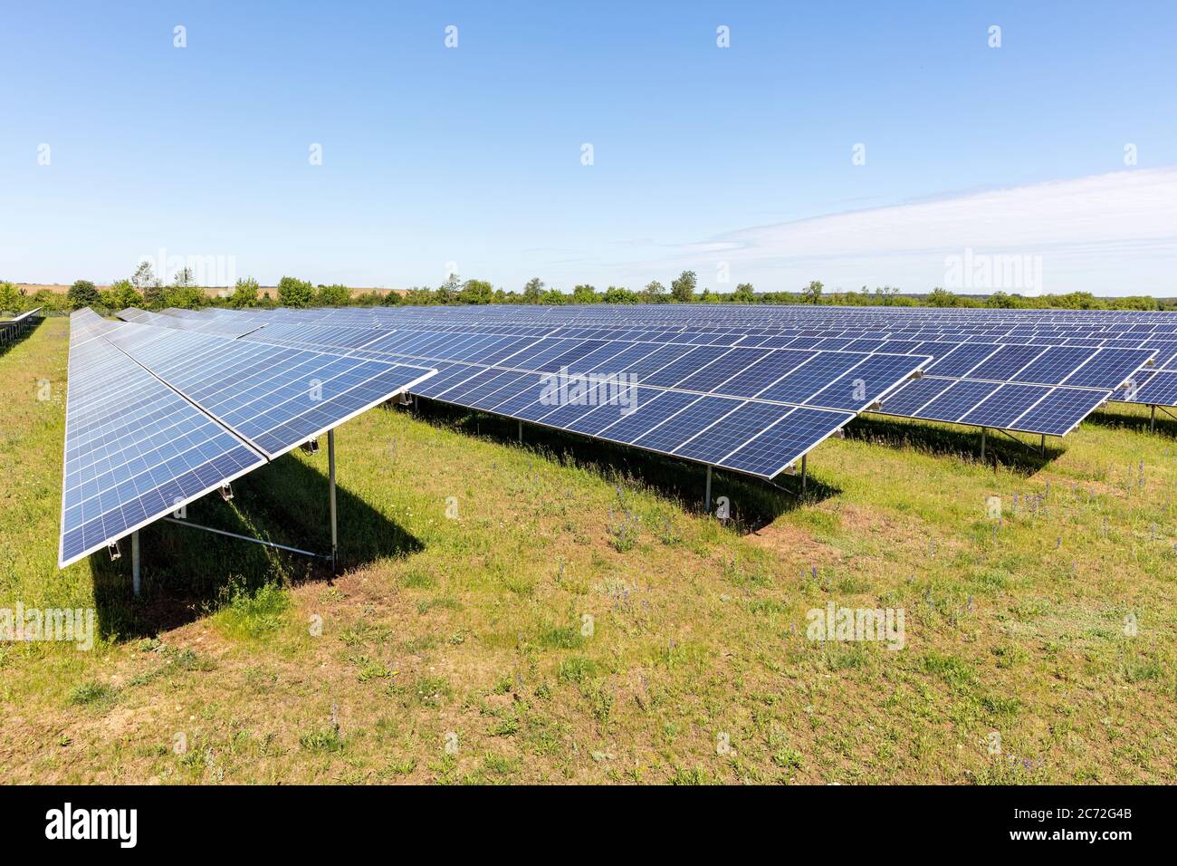 ground mounted photovoltaic power station Stock Photo - Alamy