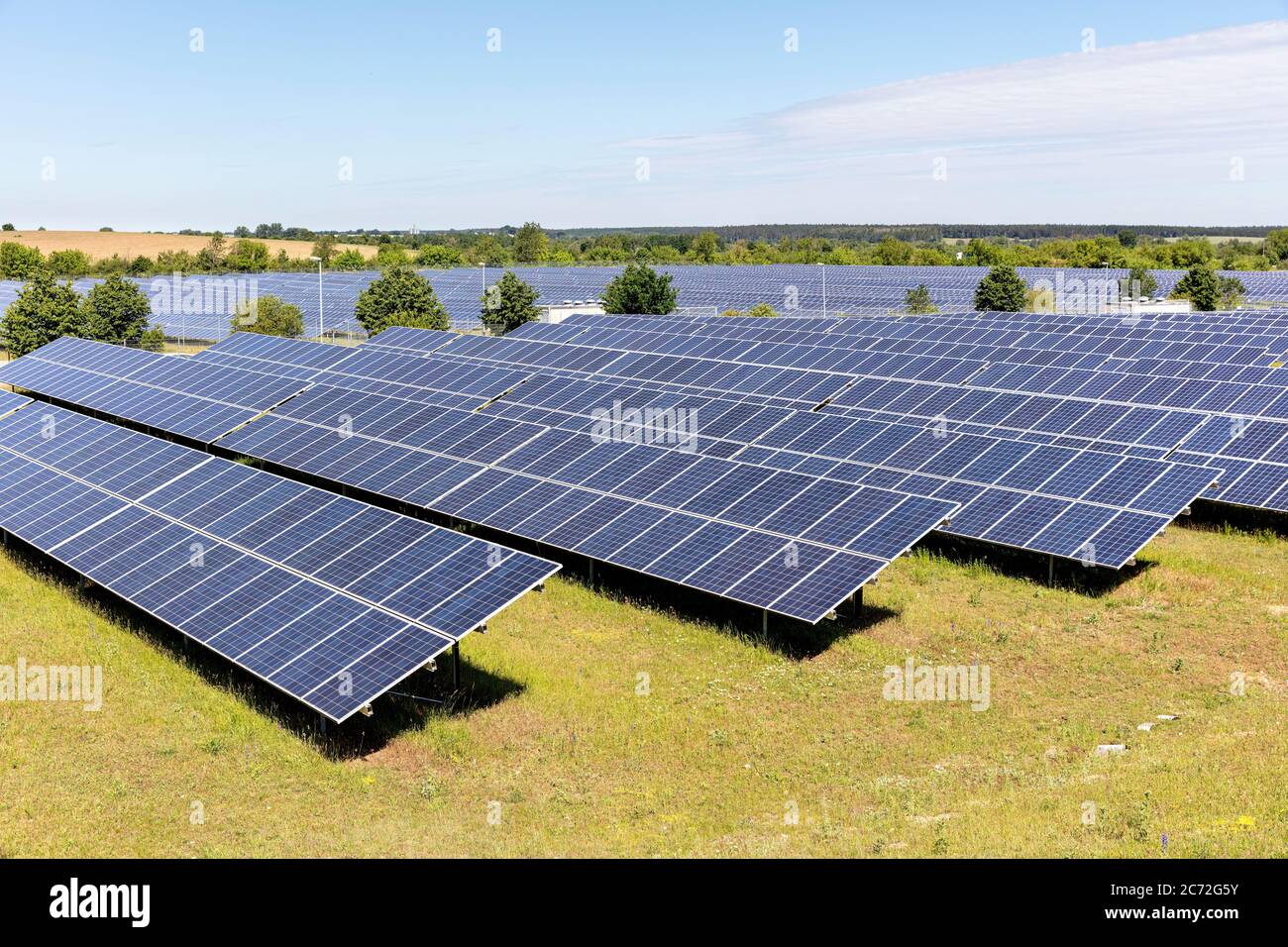 ground mounted photovoltaic power station Stock Photo - Alamy