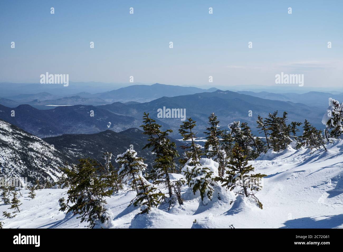 Mount Marcy Ski Trail, Adirondack Mountains, Winter, ADK, Eastern High ...
