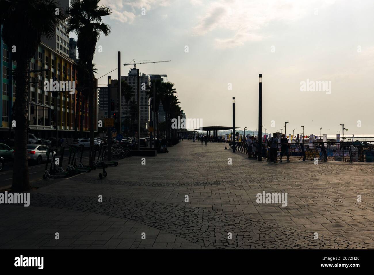 Walking trail, city of Tel Aviv Israel Stock Photo - Alamy