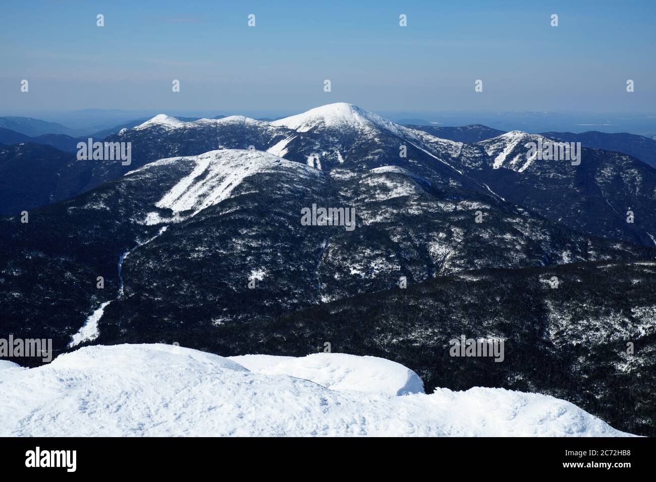 Algonquin Peak from Mount Marcy Summit, Van Hoevenberg Trail ...