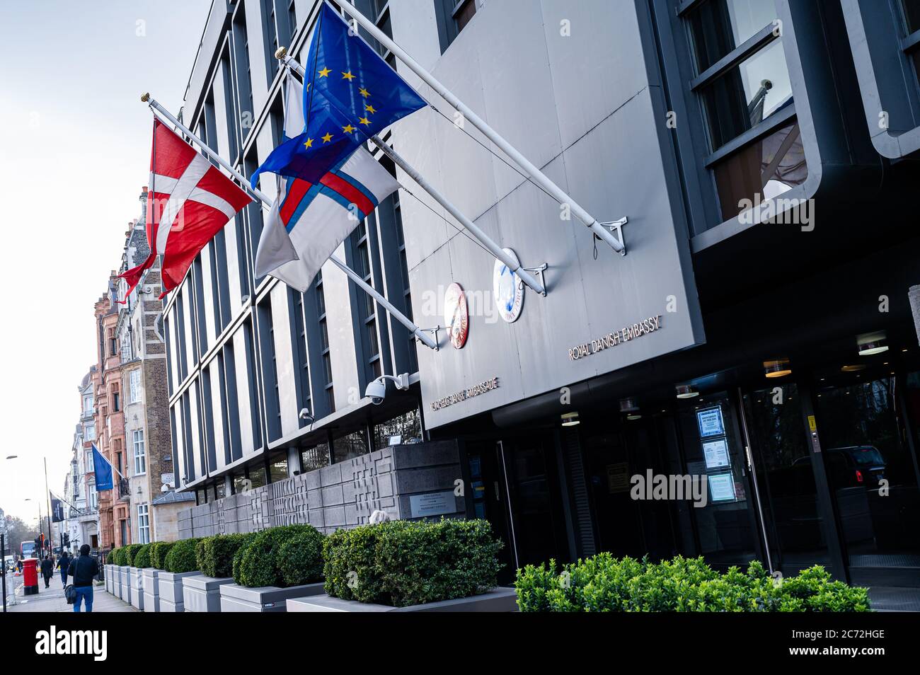 The Royal Danish Embassy, Sloane Street, London. Designed by Danish ...