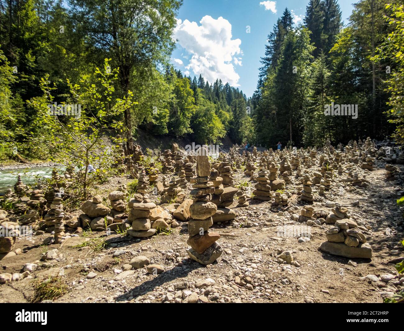 The Breitachklamm deepest rock canyon in Europe from Oberstdorf to the ...