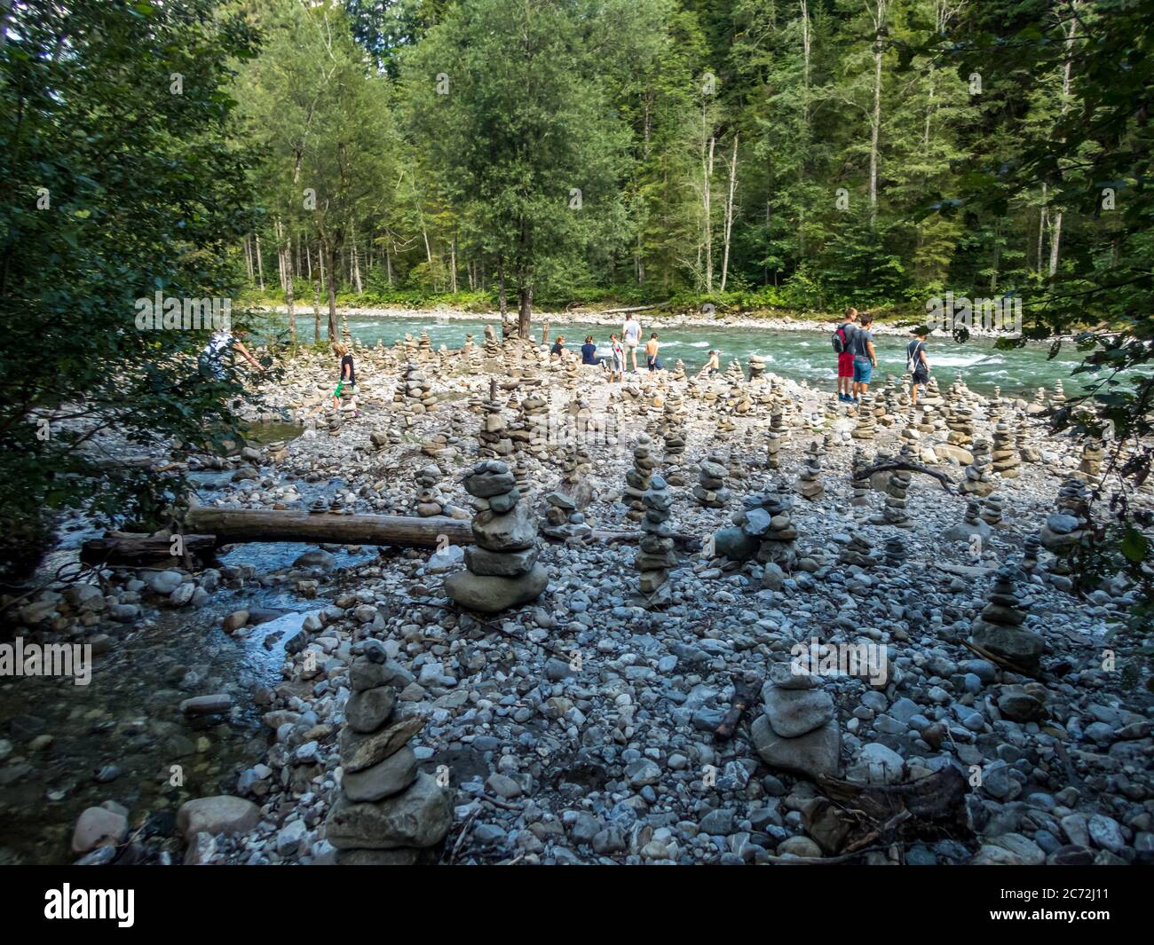 The Breitachklamm deepest rock canyon in Europe from Oberstdorf to the ...