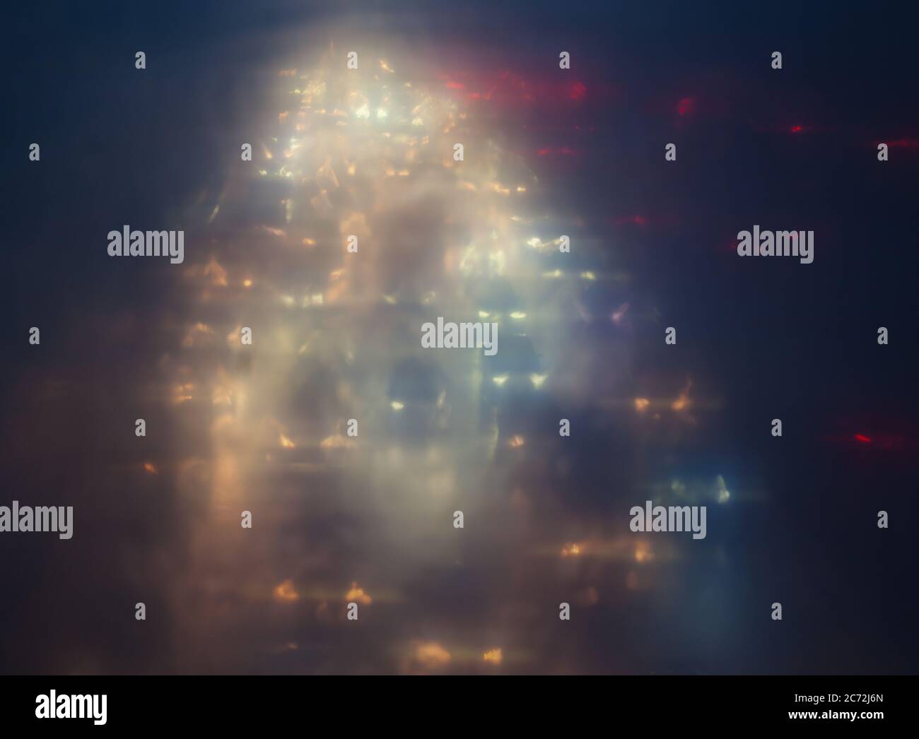 Blurred night city lights. Abstract background in rainy evening Stock ...