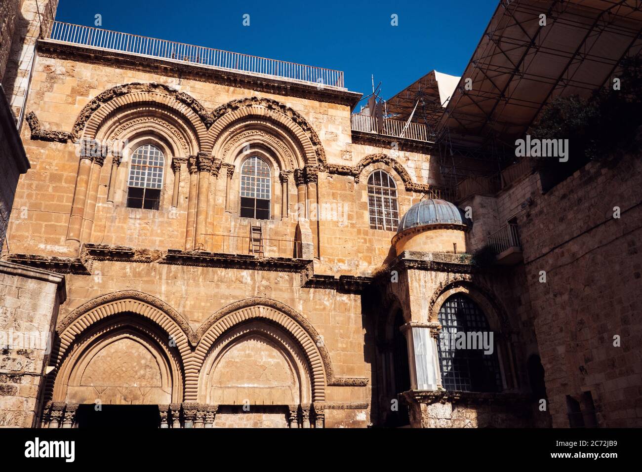 Cenacle building, city of Jerusalem Israel Stock Photo - Alamy
