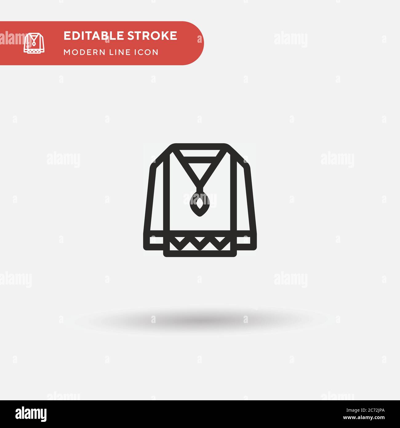 Shirt Simple vector icon. Illustration symbol design template for web mobile UI element. Perfect ...