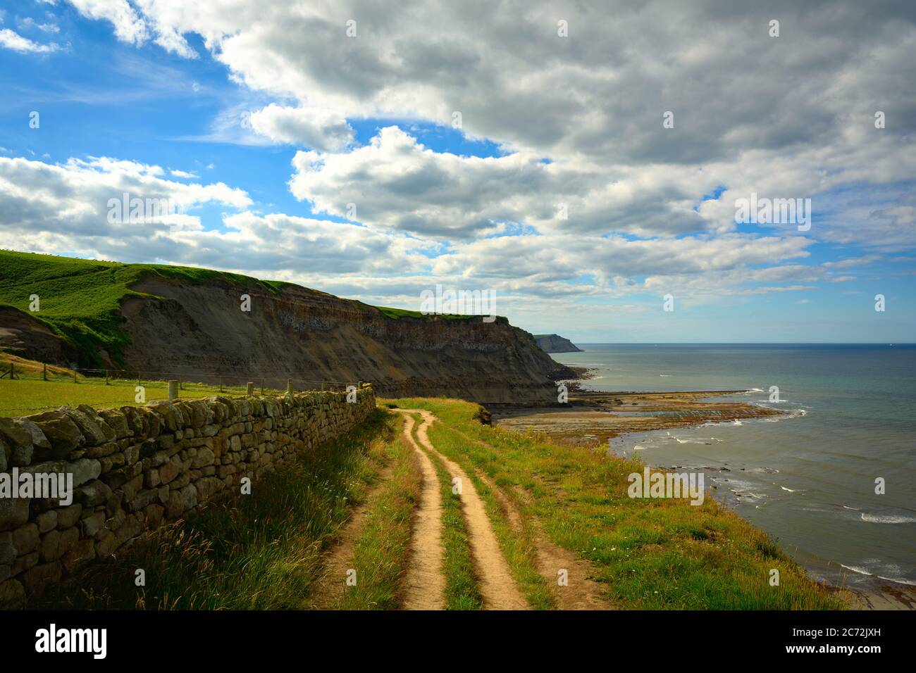 Path on the Cleveland Way, Whitby, North Yorkshire Stock Photo - Alamy