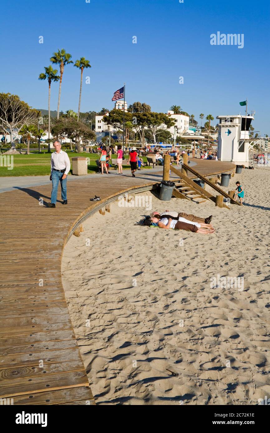Laguna beach lifeguard tower hi-res stock photography and images - Alamy