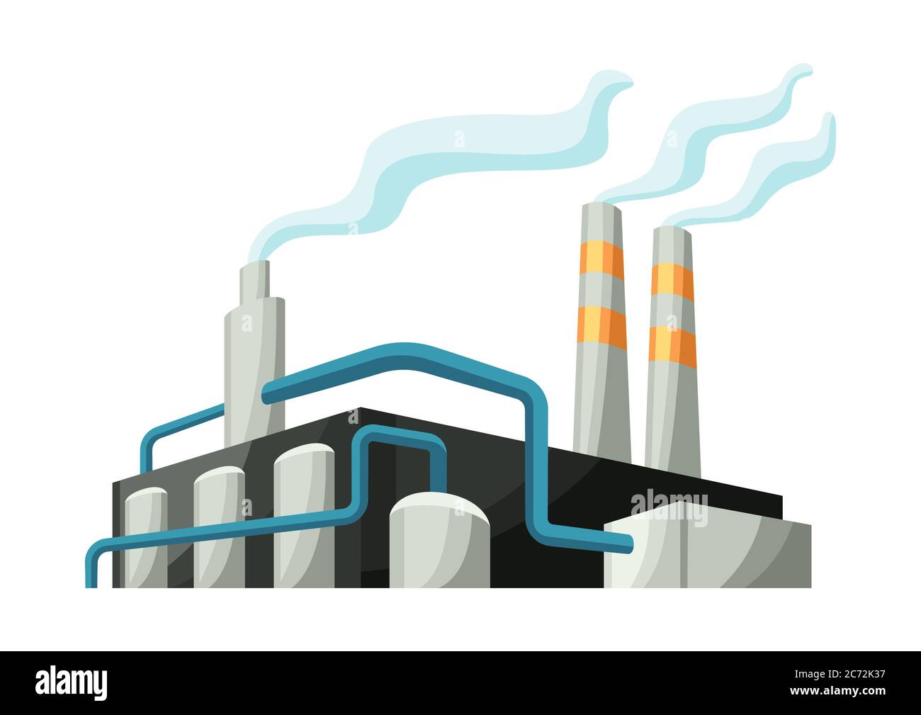 Industrial industrial building Stock Vector Images - Alamy