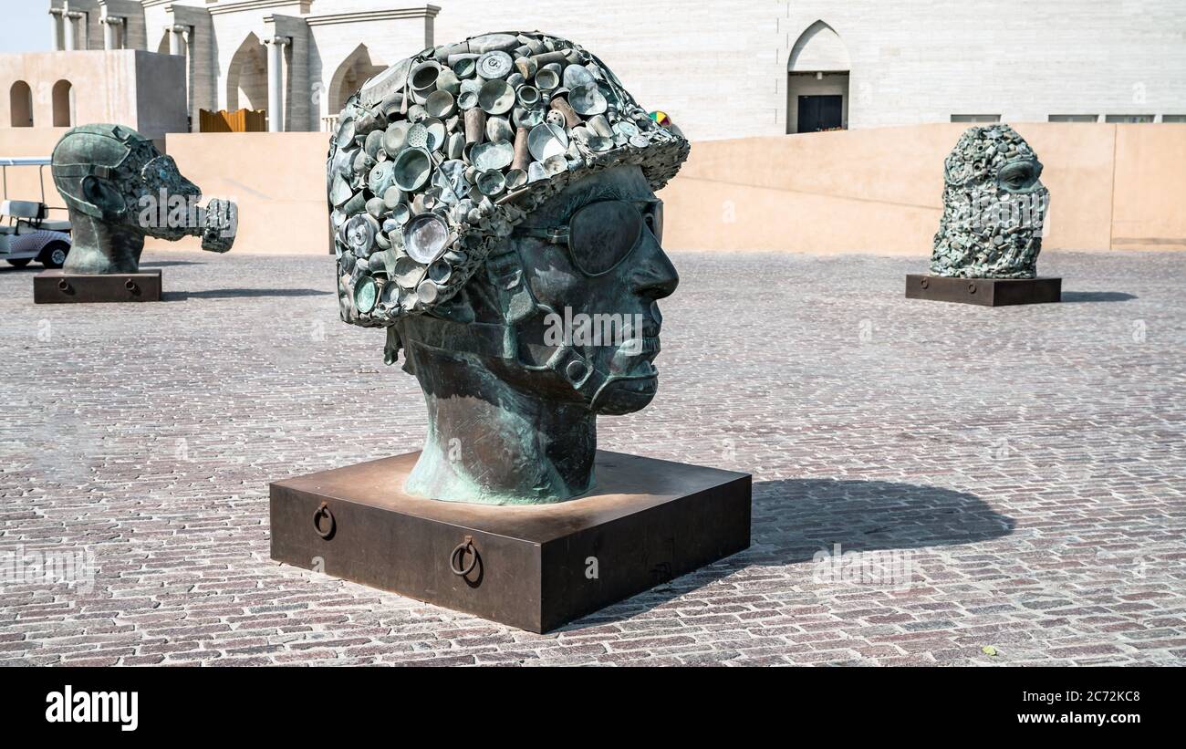 Statue cultural village doha qatar hi-res stock photography and images ...