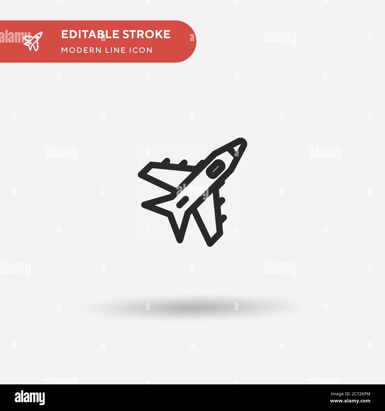 Jet Simple vector icon. Illustration symbol design template for web ...