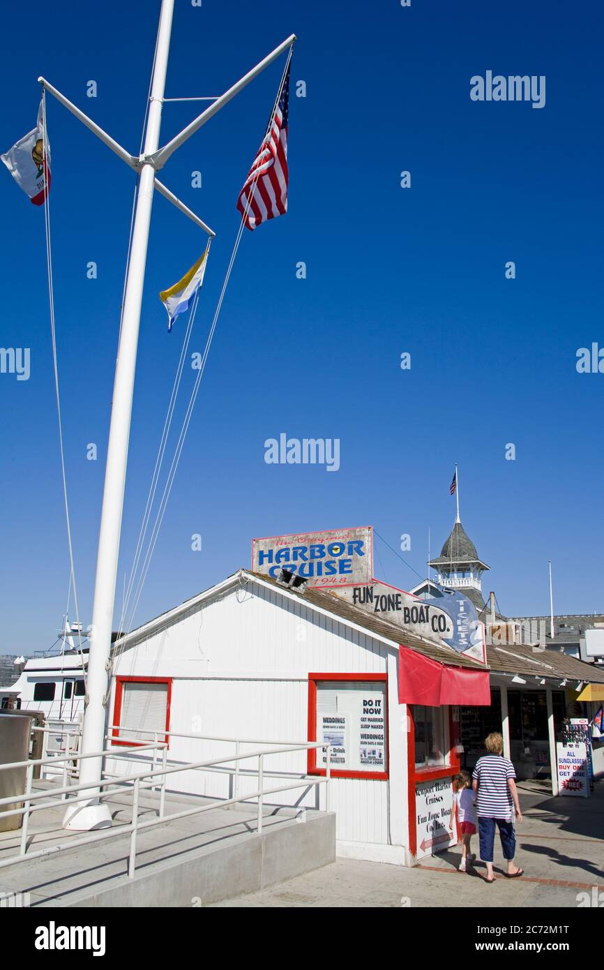 Balboa Village, City of Newport Beach,Orange County, California, USA ...