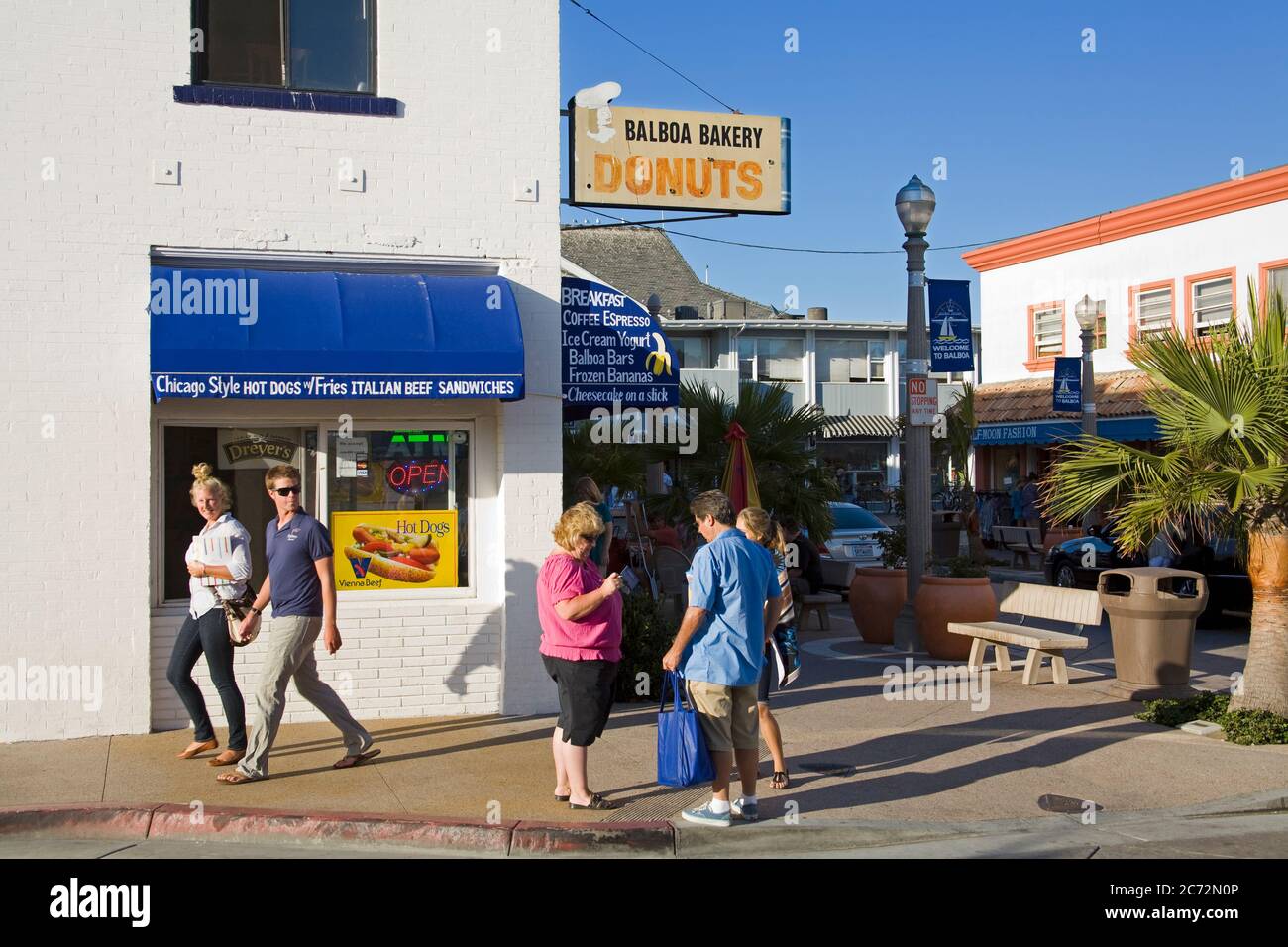 Balboa Village, City of Newport Beach,Orange County, California, USA ...