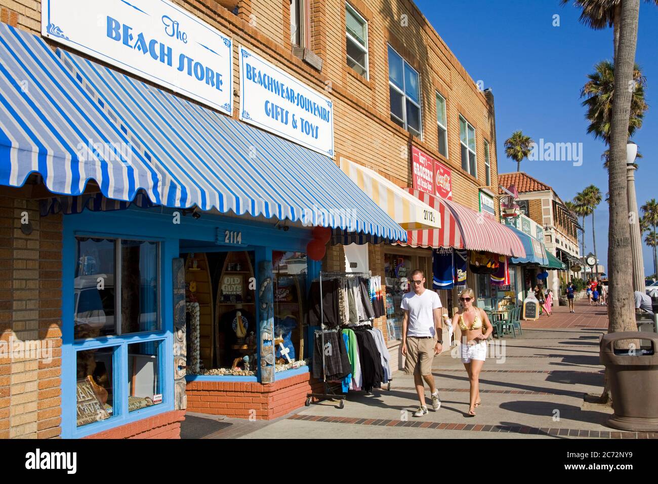 Stores on Oceanfront Boulevard,City of Newport Beach,Orange County ...