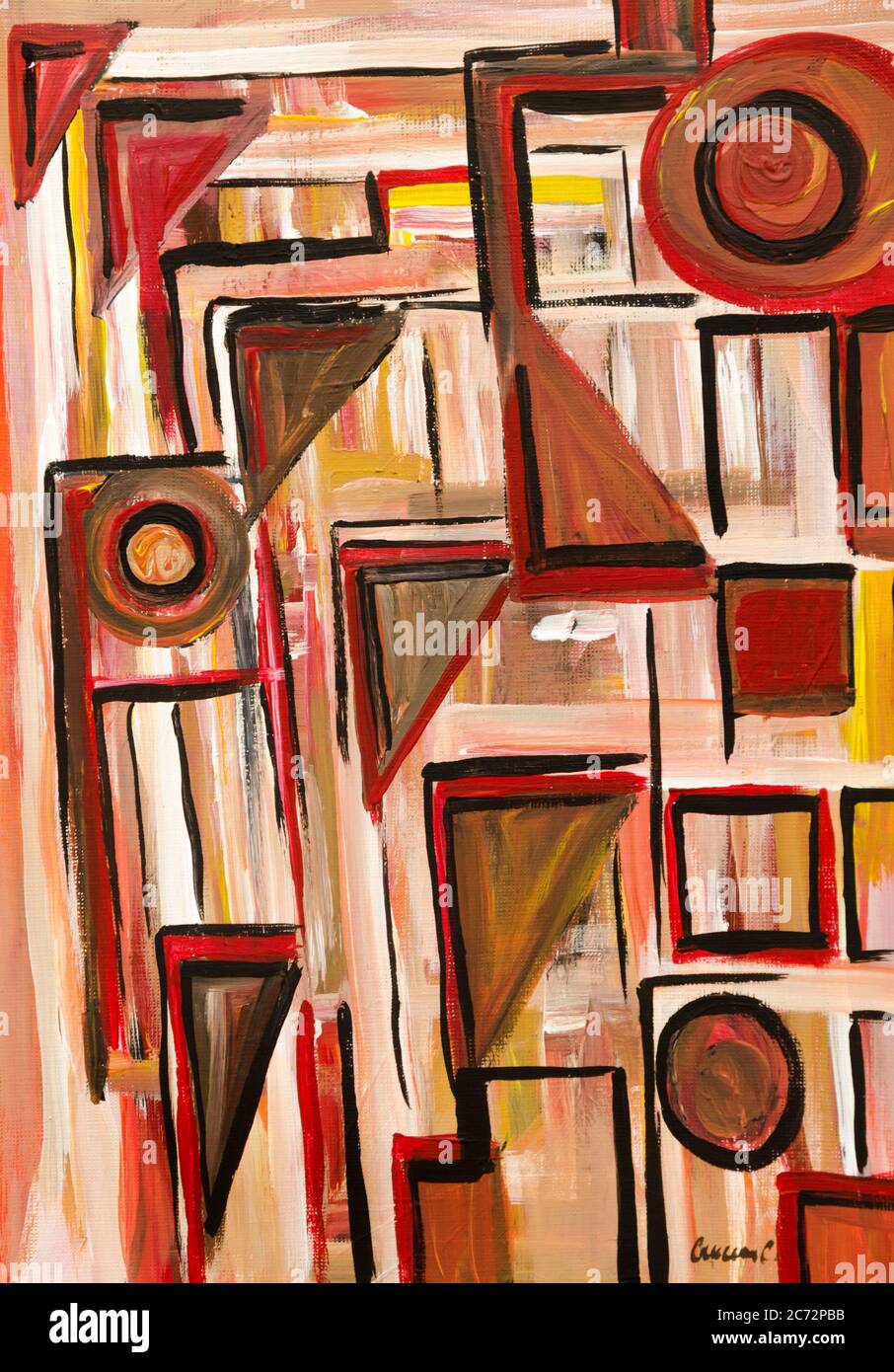 Angel abstract painting hi-res stock photography and images - Alamy