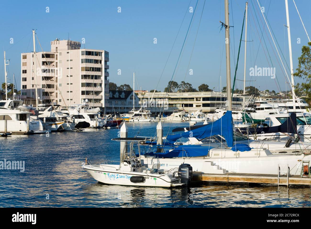 Lido Village in Newport Beach,Orange County, California, USA Stock ...