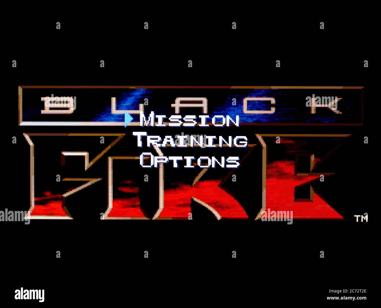 Black Fire - Sega Saturn Videogame - Editorial use only Stock Photo - Alamy