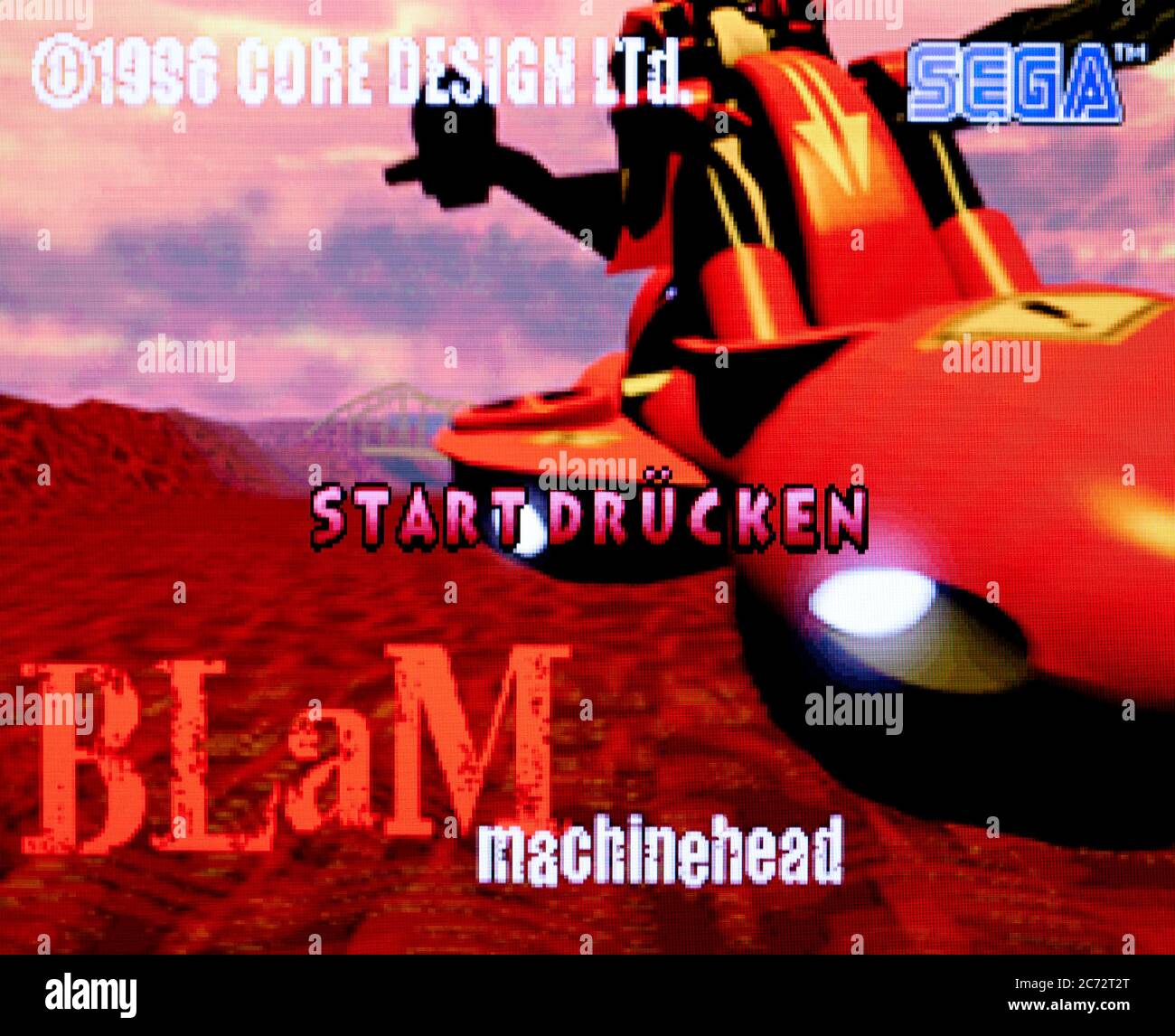 Blam Machinehead - Sega Saturn Videogame - Editorial use only Stock ...