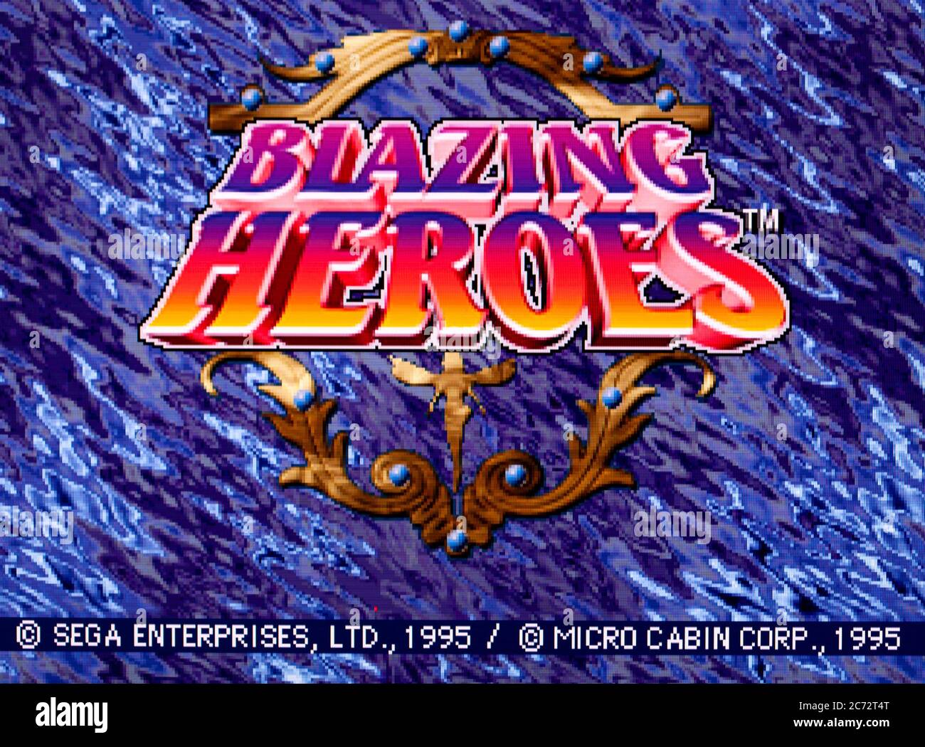 Blazing Heroes - Sega Saturn Videogame - Editorial use only Stock Photo ...