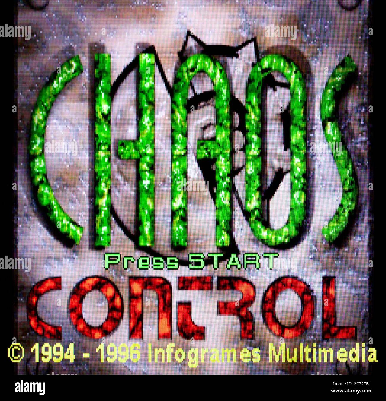 Chaos Control - Sega Saturn Videogame - Editorial use only Stock Photo ...