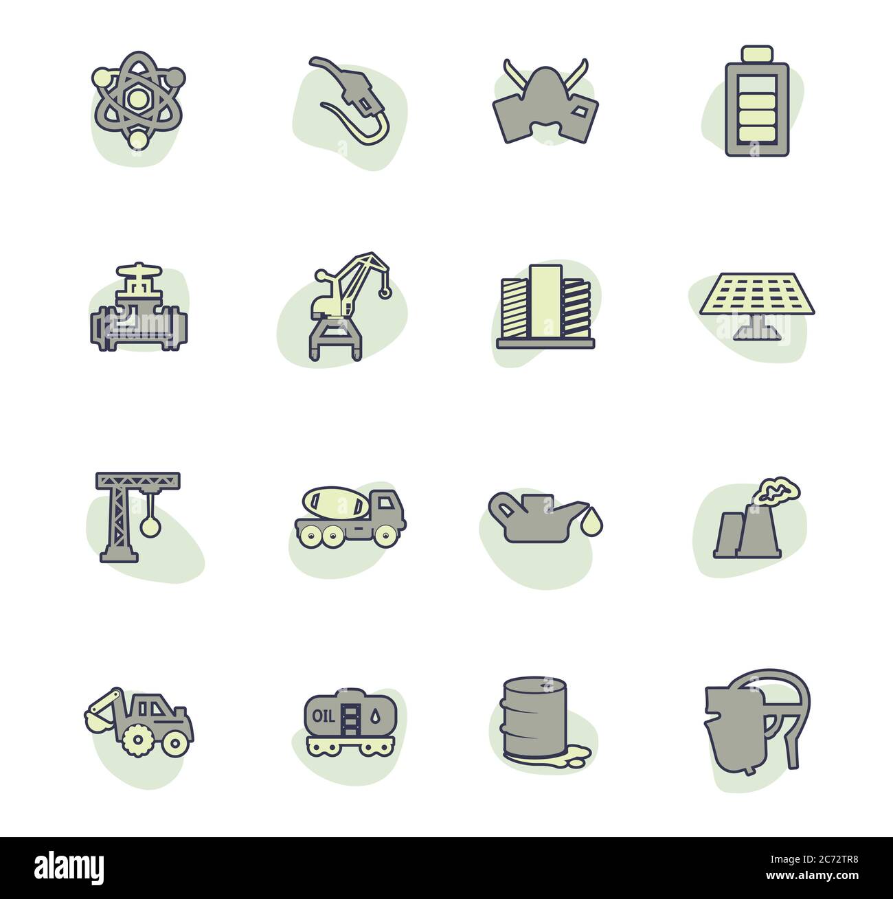Industry Icons Set Stock Vector Image And Art Alamy