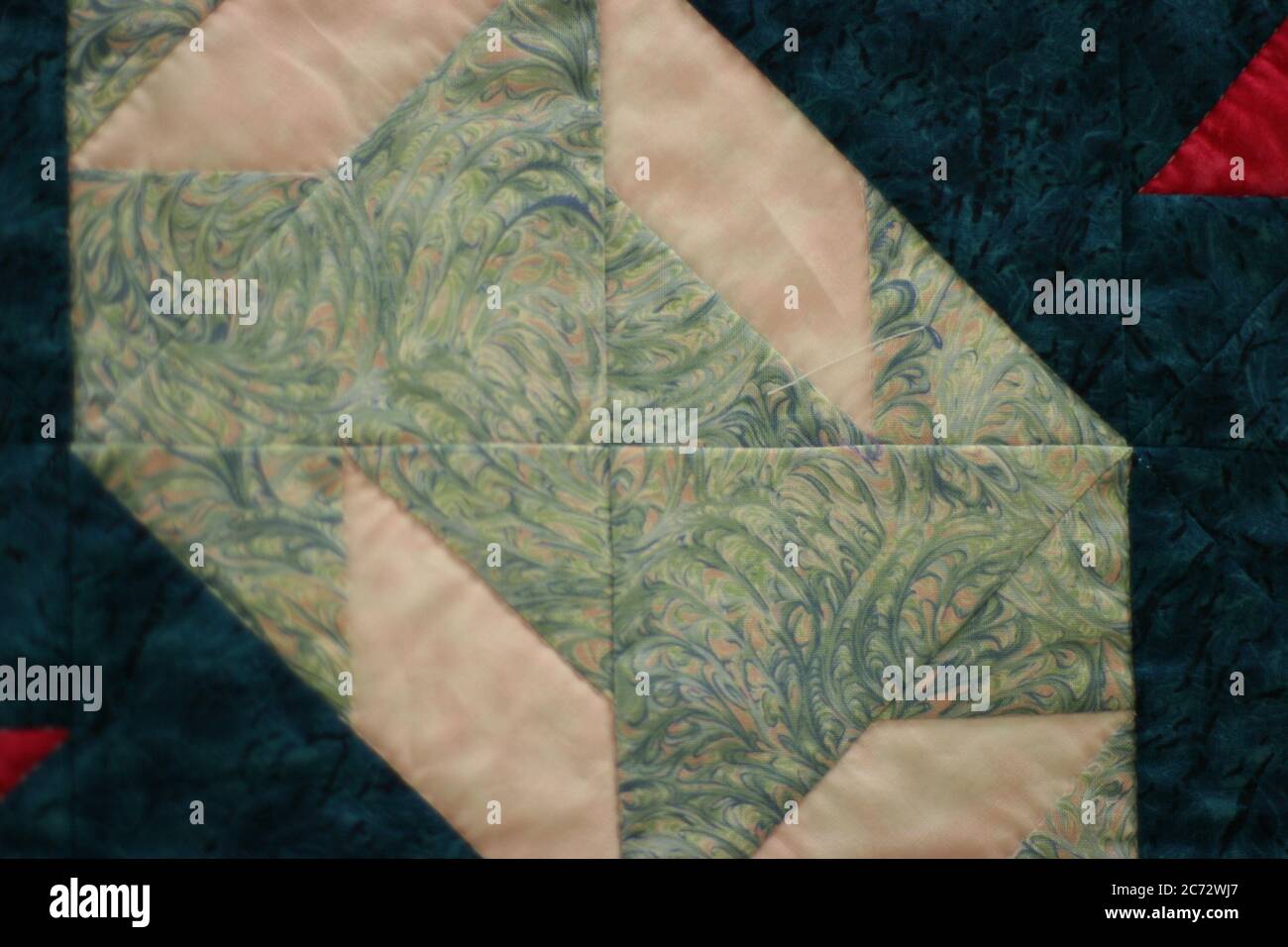 patterns quilt with designs.with angles and shapes Stock Photo - Alamy