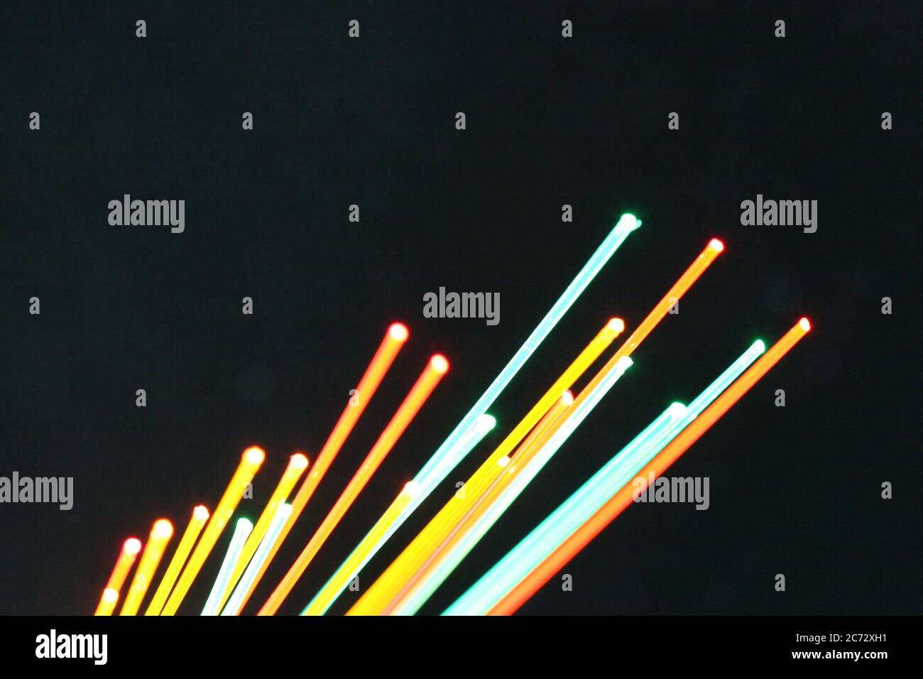 Group of fiber optic strands hi-res stock photography and images - Alamy