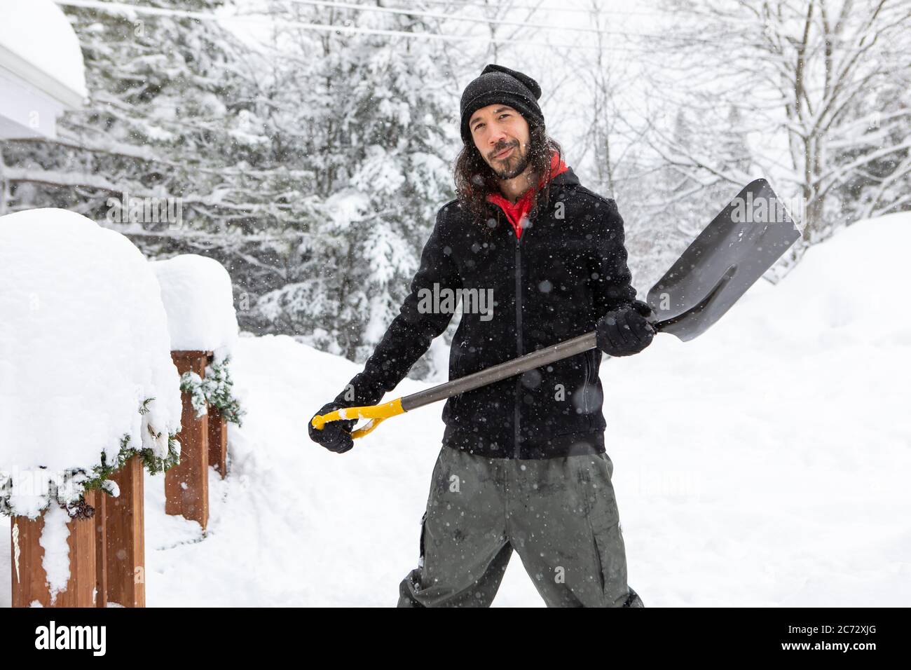 Man Holding A Shovel High Resolution Stock Photography and Images - Alamy