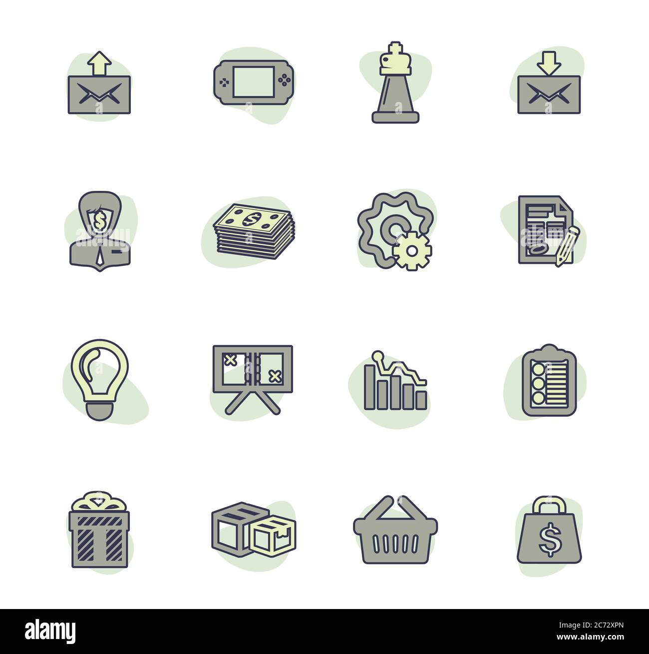 Marketing icons set Stock Vector Image & Art - Alamy