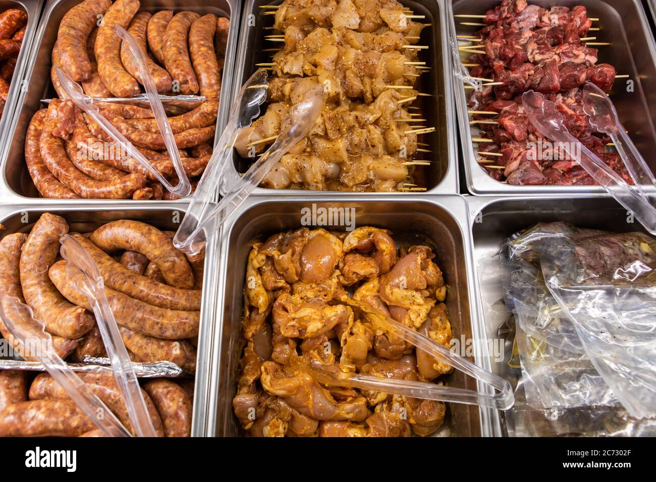 Pork meat meats refrigerated hi-res stock photography and images - Alamy