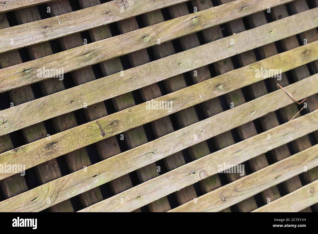 Lattice fence garden hi-res stock photography and images - Alamy