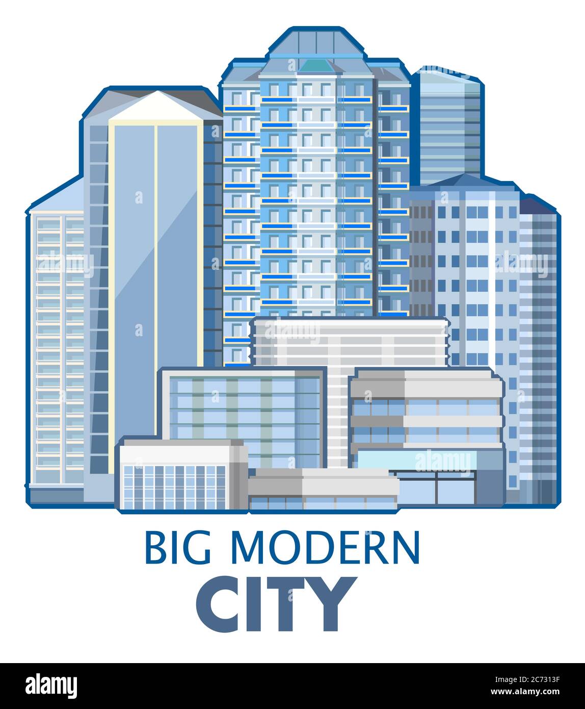 Small Office Building Cartoon