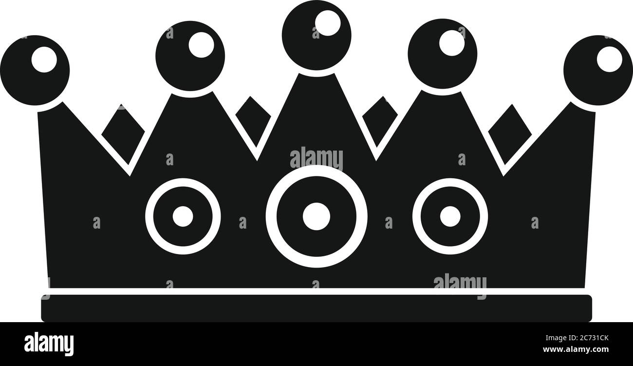 Excellence crown icon. Simple illustration of excellence crown vector ...