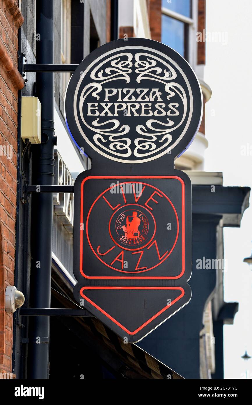 Jazz@ Pizza Express logo seen at one of their branches.Pizza Express ...