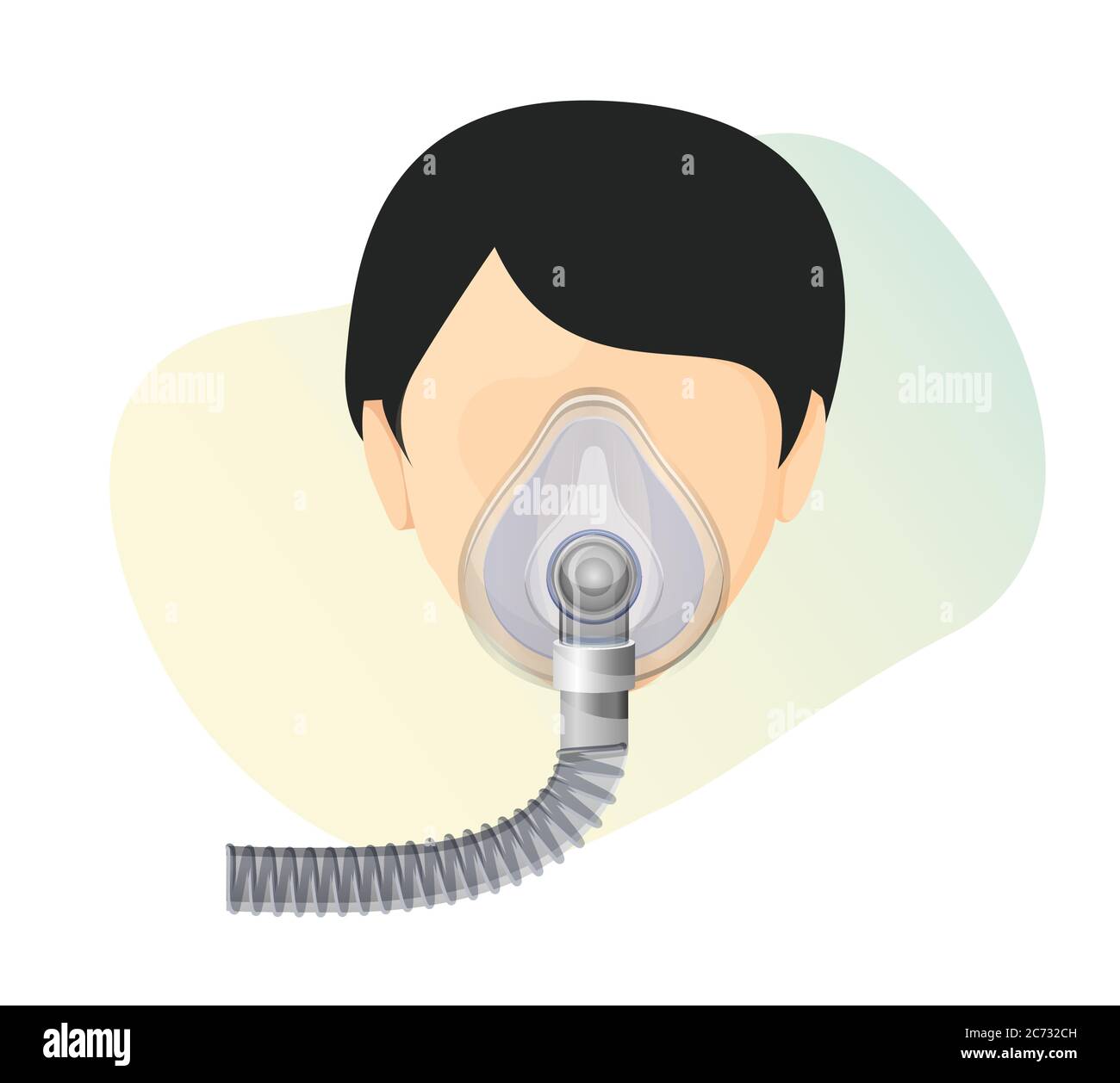 Non invasive mask Stock Vector Images - Alamy