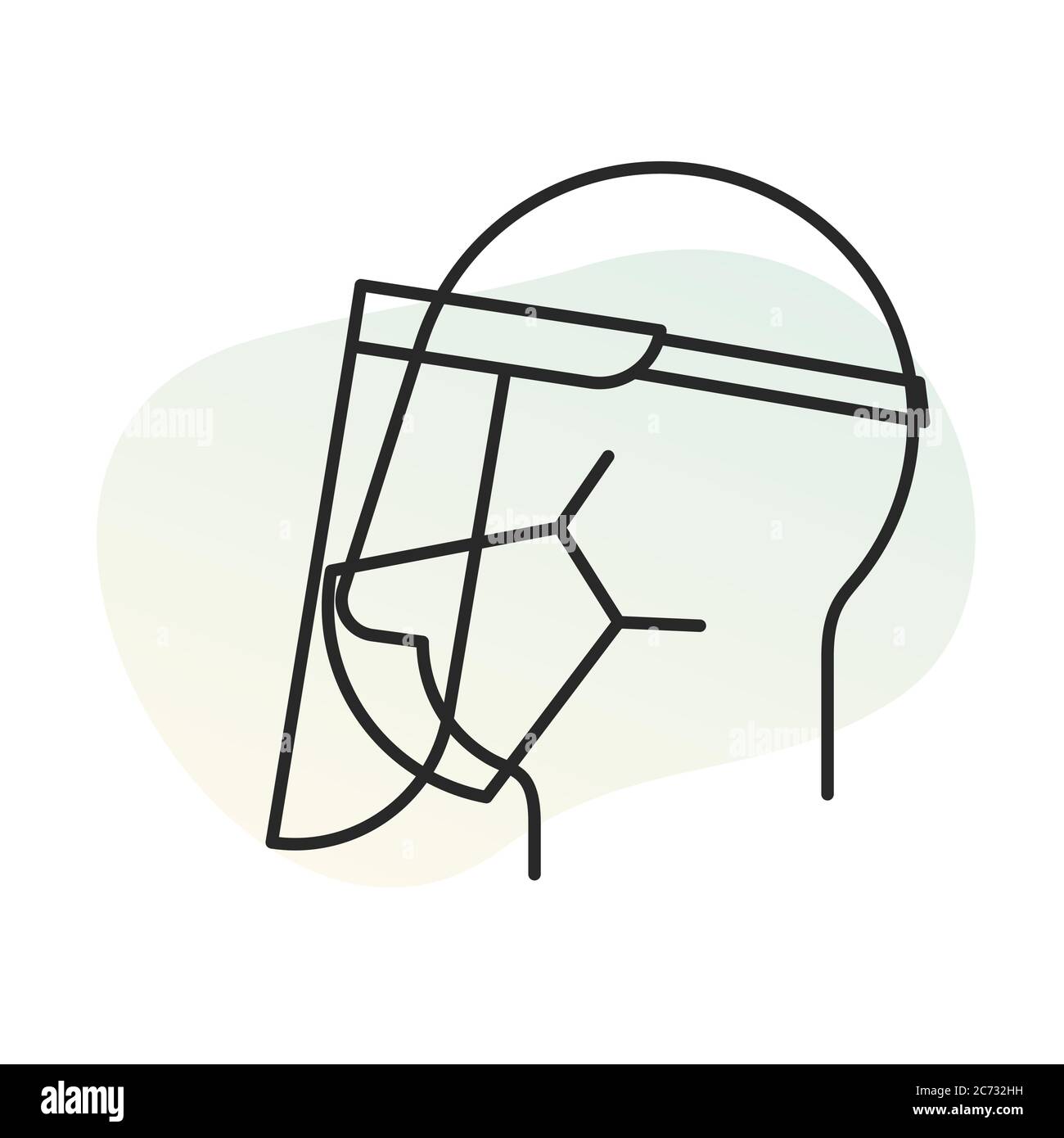 Healthcare face shield Cut Out Stock Images & Pictures - Alamy