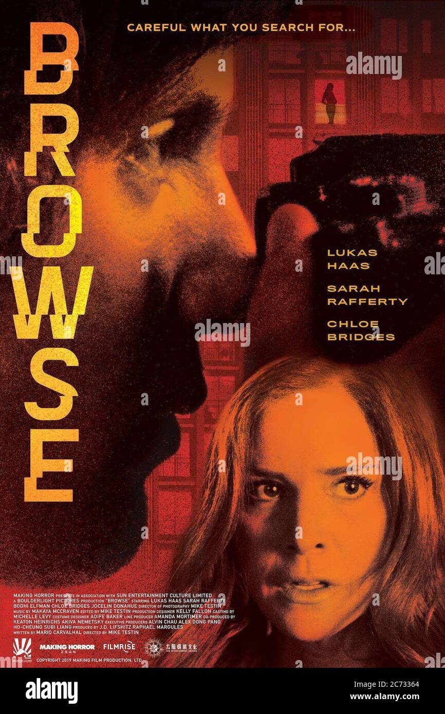 BROWSE, US poster, from left: Lukas Haas, Sarah Rafferty, 2020 ...