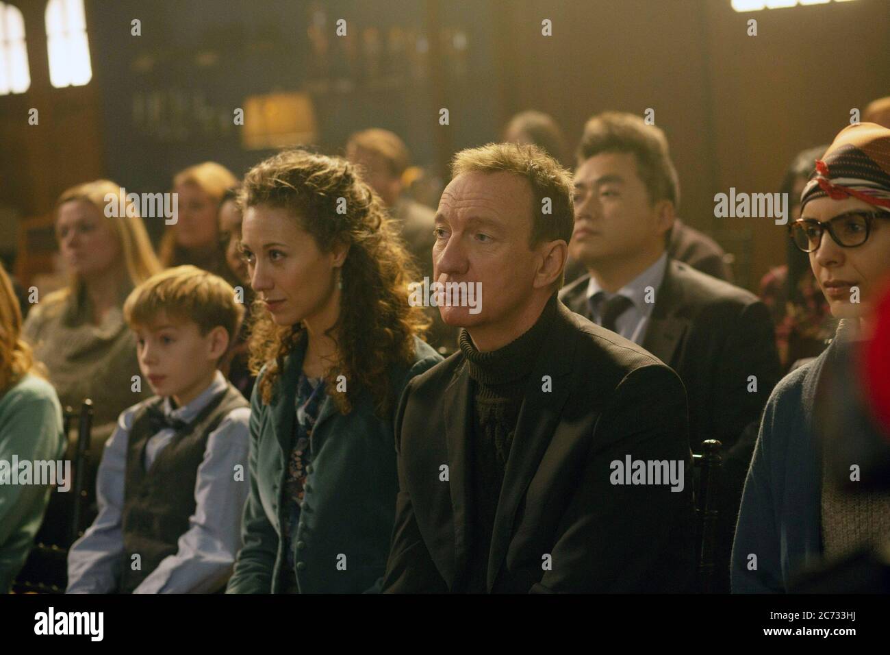 GUEST OF HONOUR, adults center, from left: Sochi Fried, David Thewlis ...
