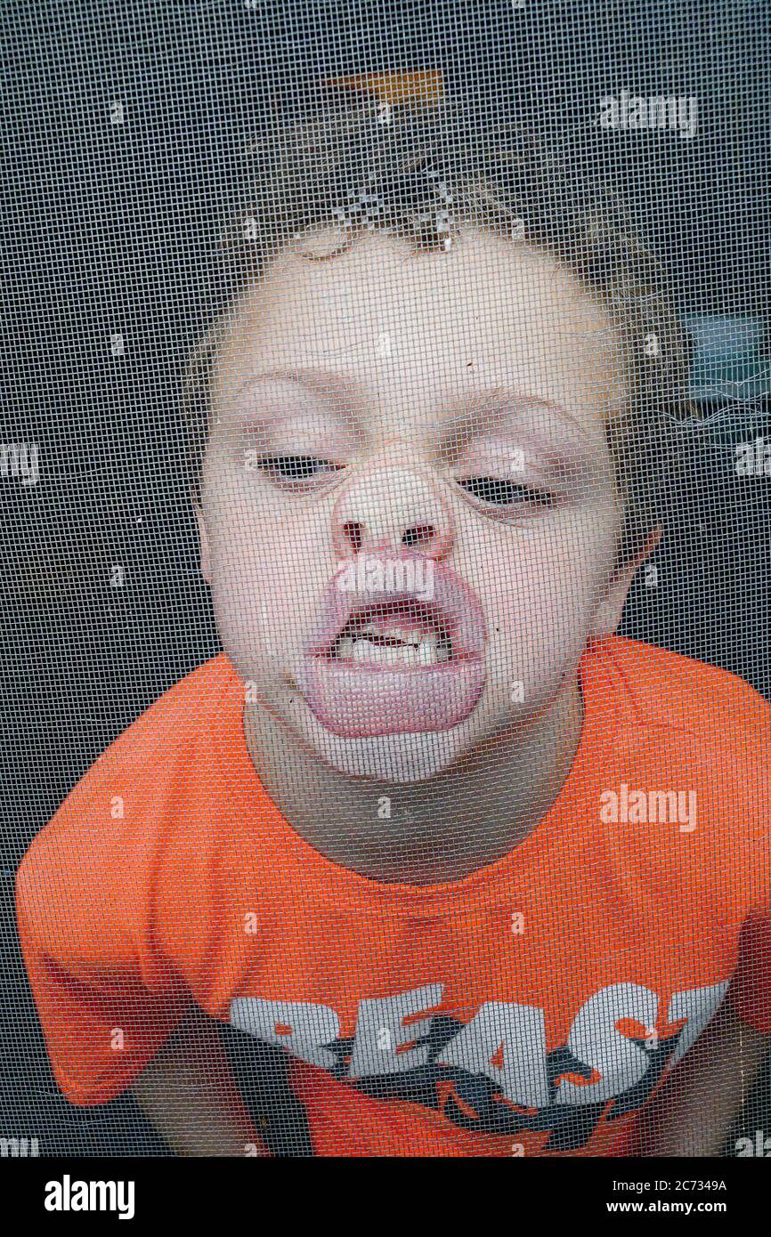 Squished face hi-res stock photography and images - Alamy