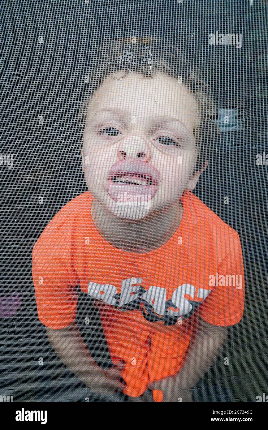 Squished face hi-res stock photography and images - Alamy