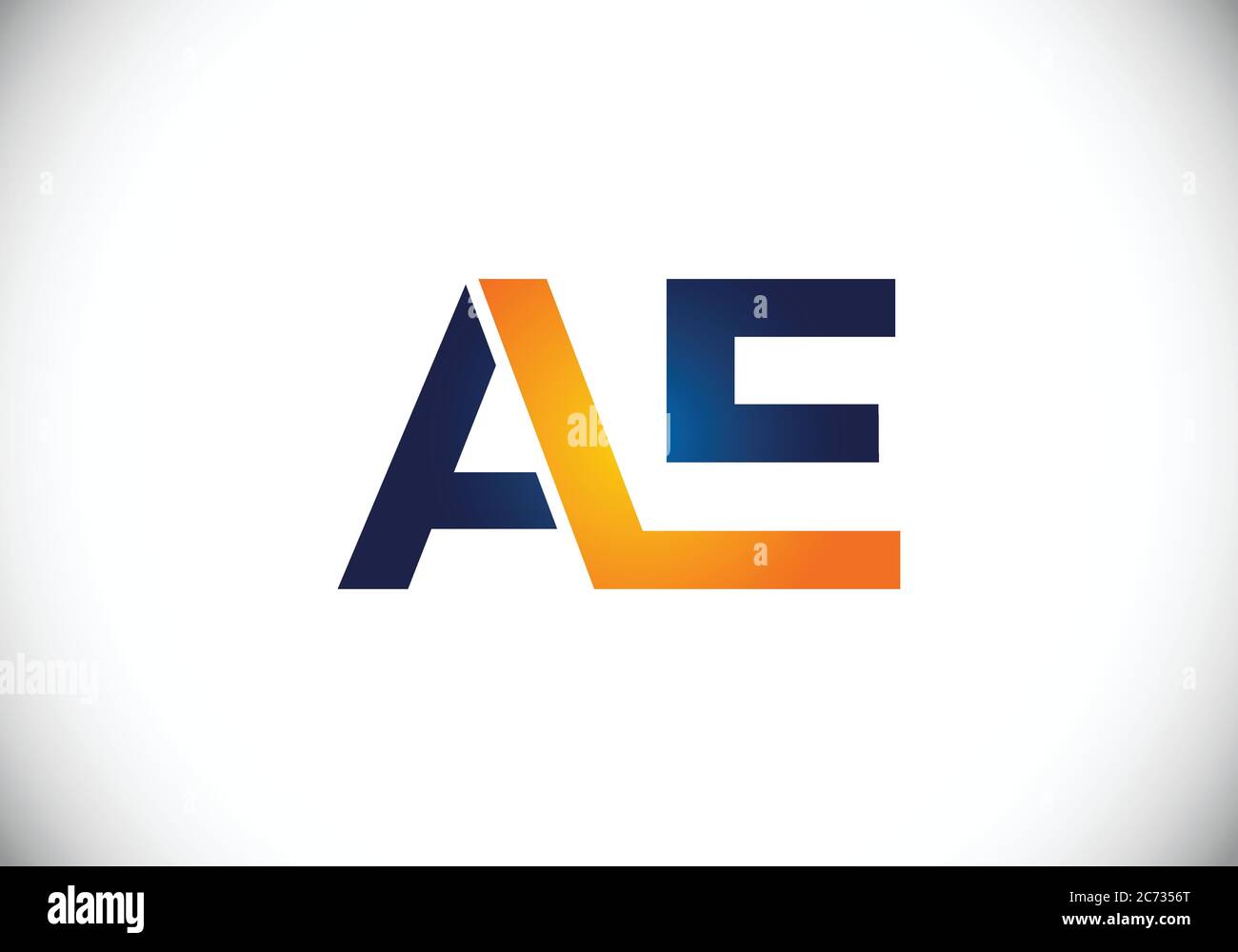 Initial Monogram Letter A E Logo Design Vector Template. A E Letter ...