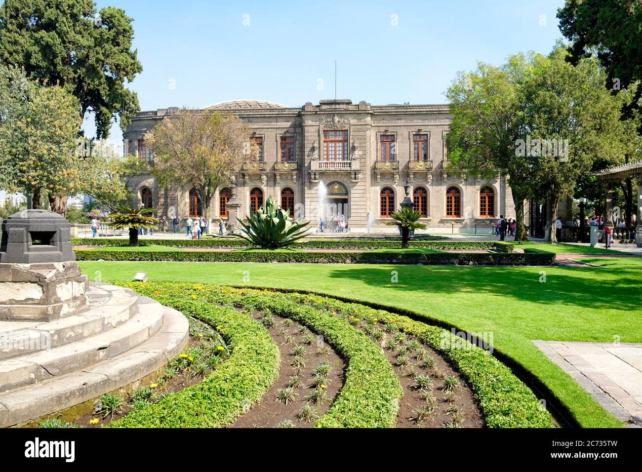 Chapultepec Castle, home of the National History Museum in Mexico City ...