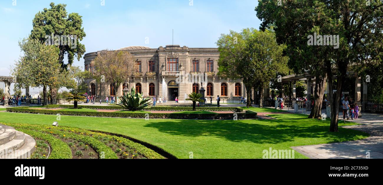 Chapultepec Castle, home of the National History Museum in Mexico City ...