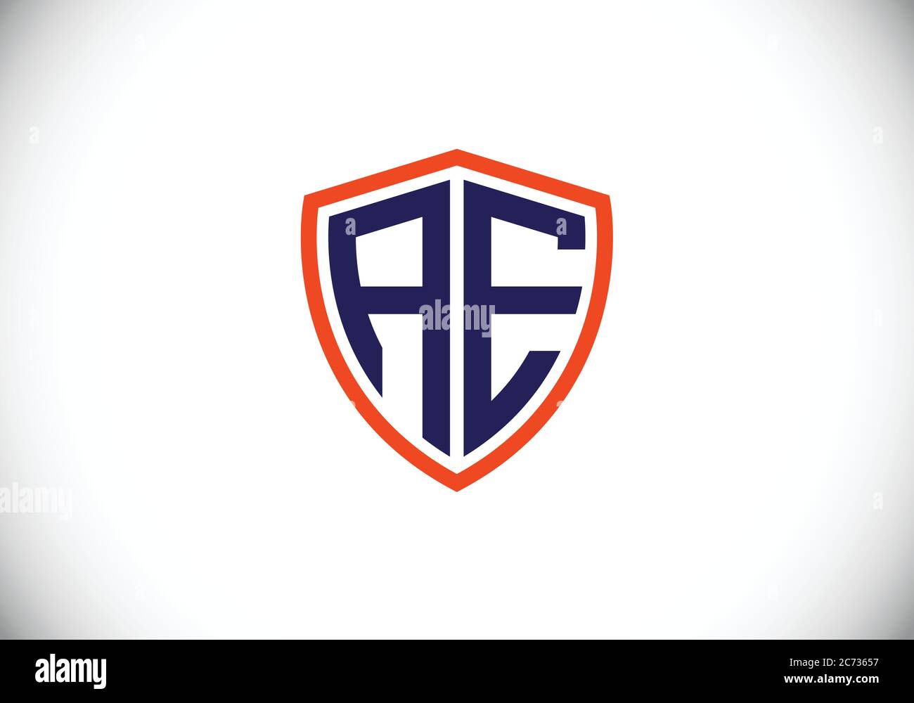 Initial Monogram Letter A E Logo Design Vector Template. A E Letter ...