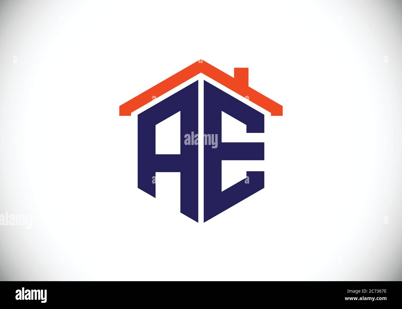 Initial Monogram Letter A E Logo Design Vector Template. A E Letter ...