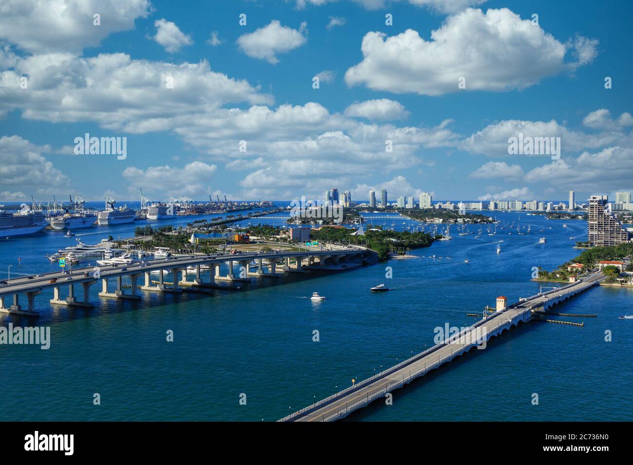 Biscayne bay bridge florida hi-res stock photography and images - Alamy