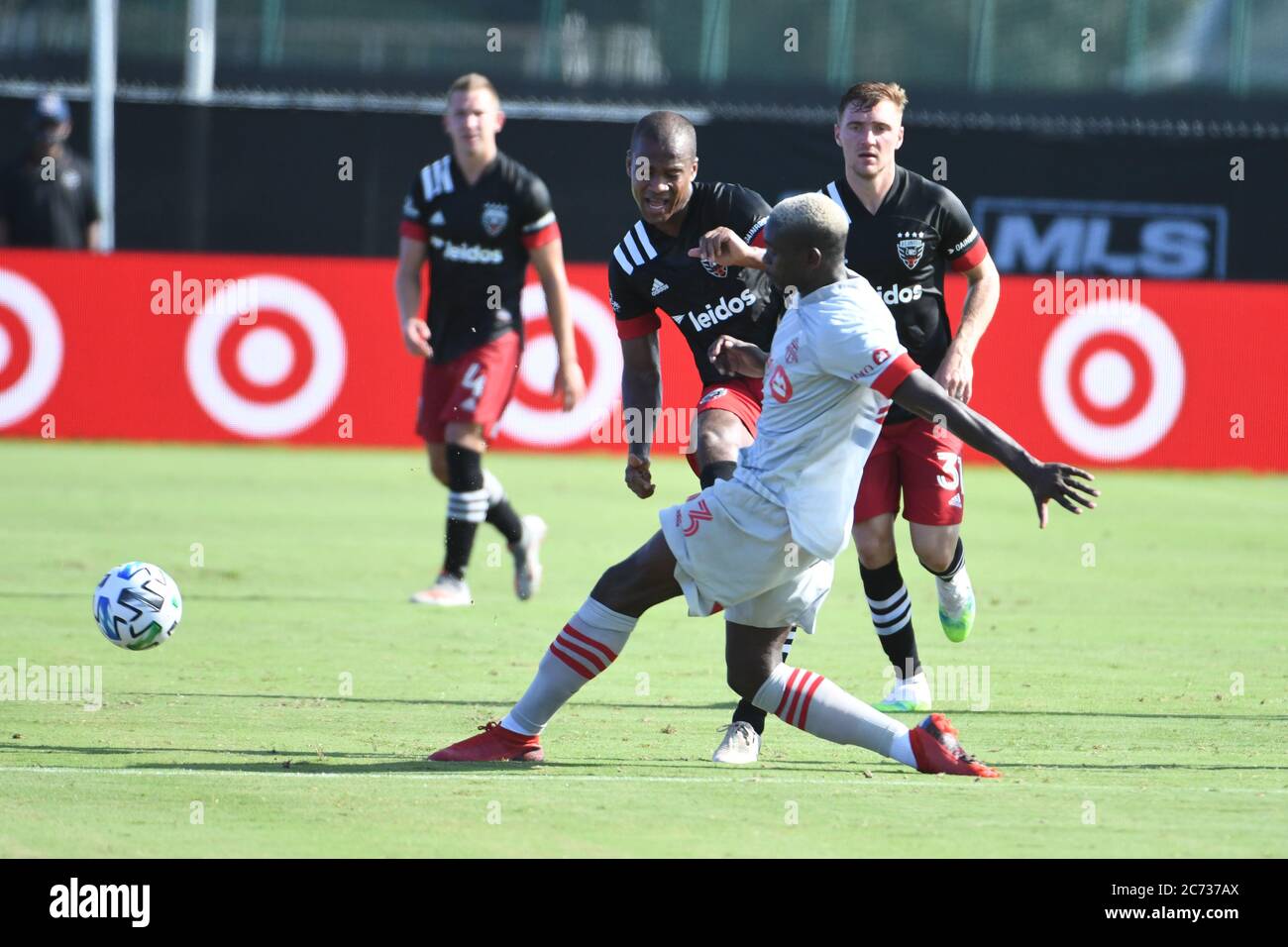 Orlando, Florida, USA. 13th July, 2020. Toronto FC player Mavinga ...